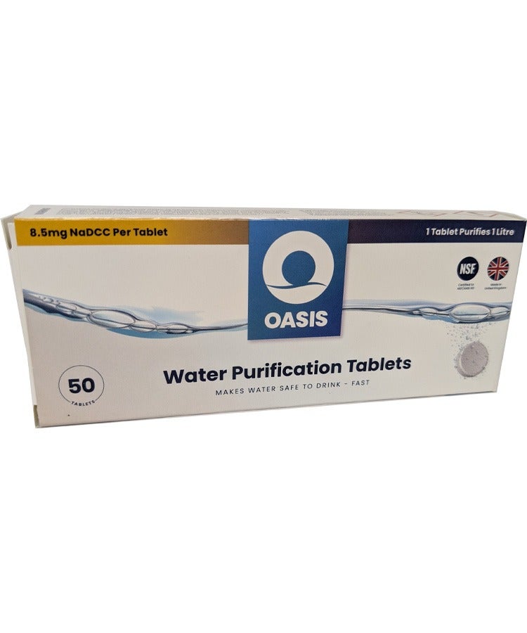 Water Purification Tablets – 50 Tablets | Tactical Assault