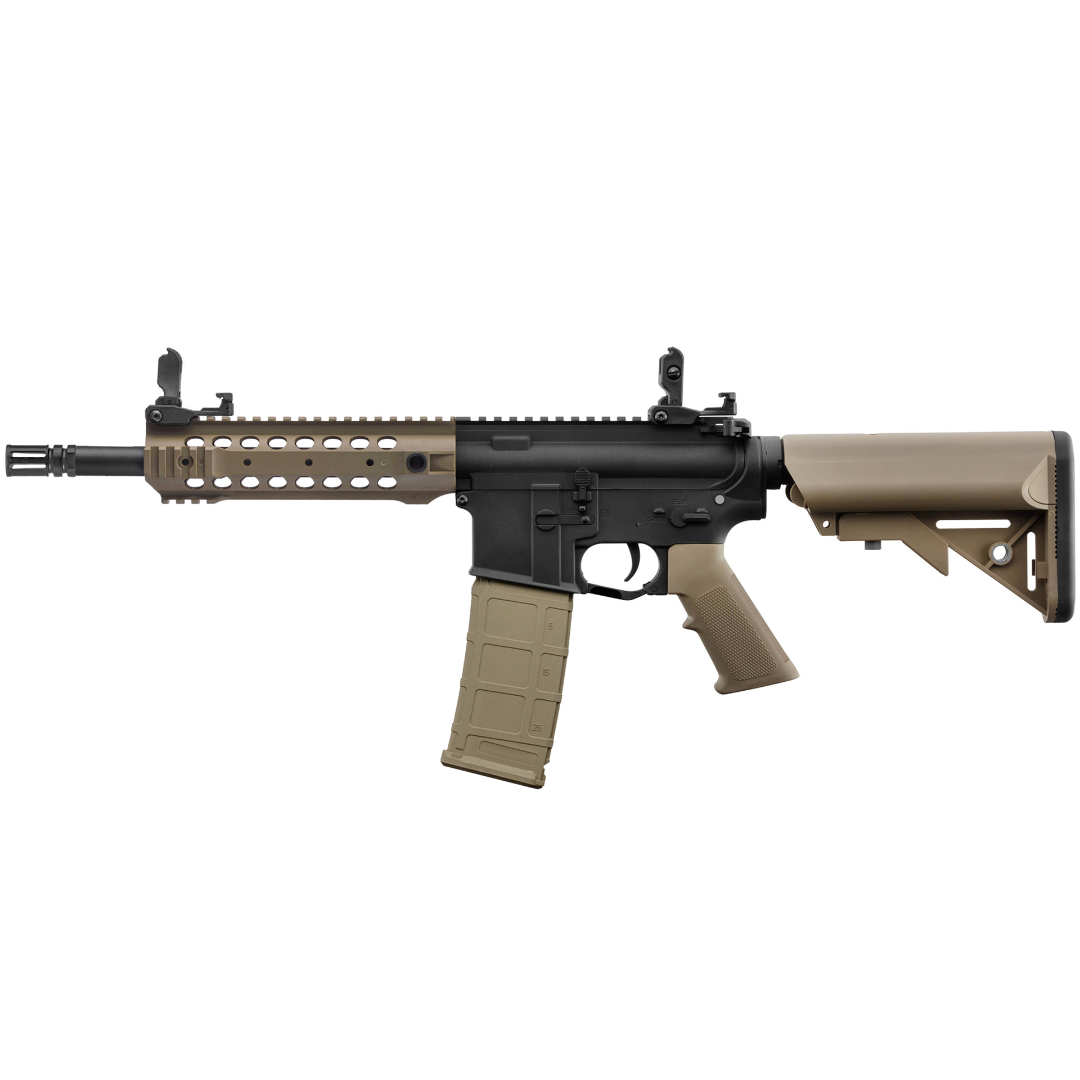 Nuprol Delta Pioneer Jackal AEG Rifle (7”) - Black / FDE | Tactical Assault