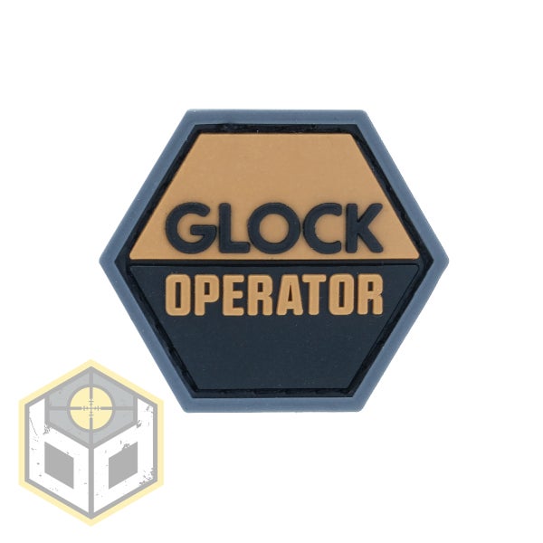 PVC GLOCK OPERATOR BALLISTIC HEX PATCH | Tactical Assault