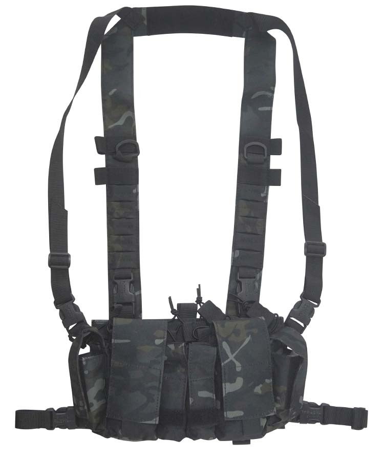 Delta High Capacity Chest Rig - BTP Black | Tactical Assault