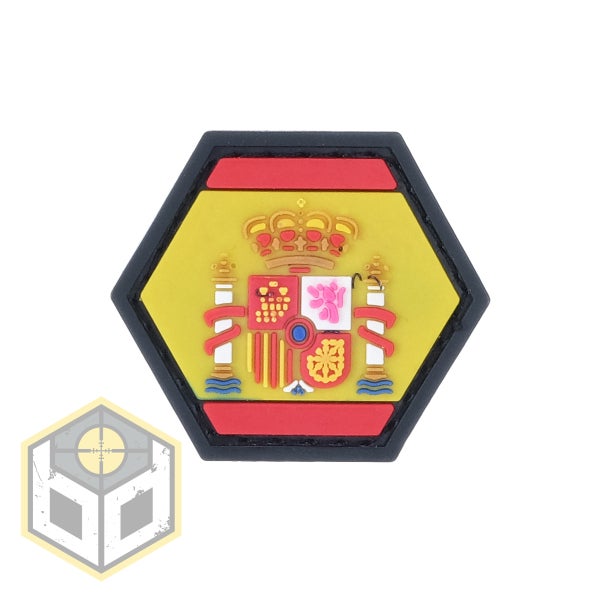 PVC SPANISH FLAG BALLISTIC HEX PATCH | Tactical Assault