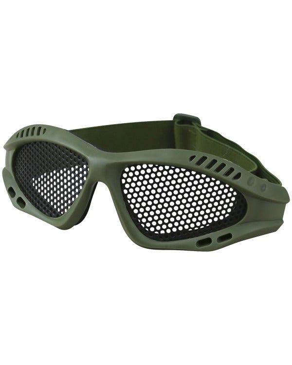 Tactical Mesh Glasses - Olive Green | Tactical Assault