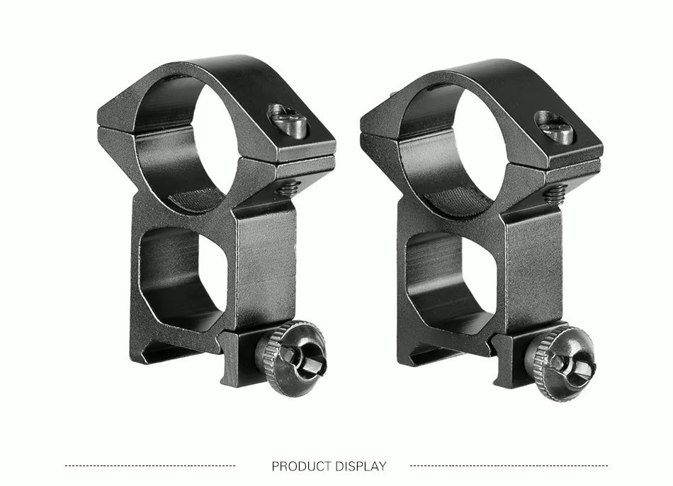 RIS - High Scope Mounts 25mm – Black | Tactical Assault